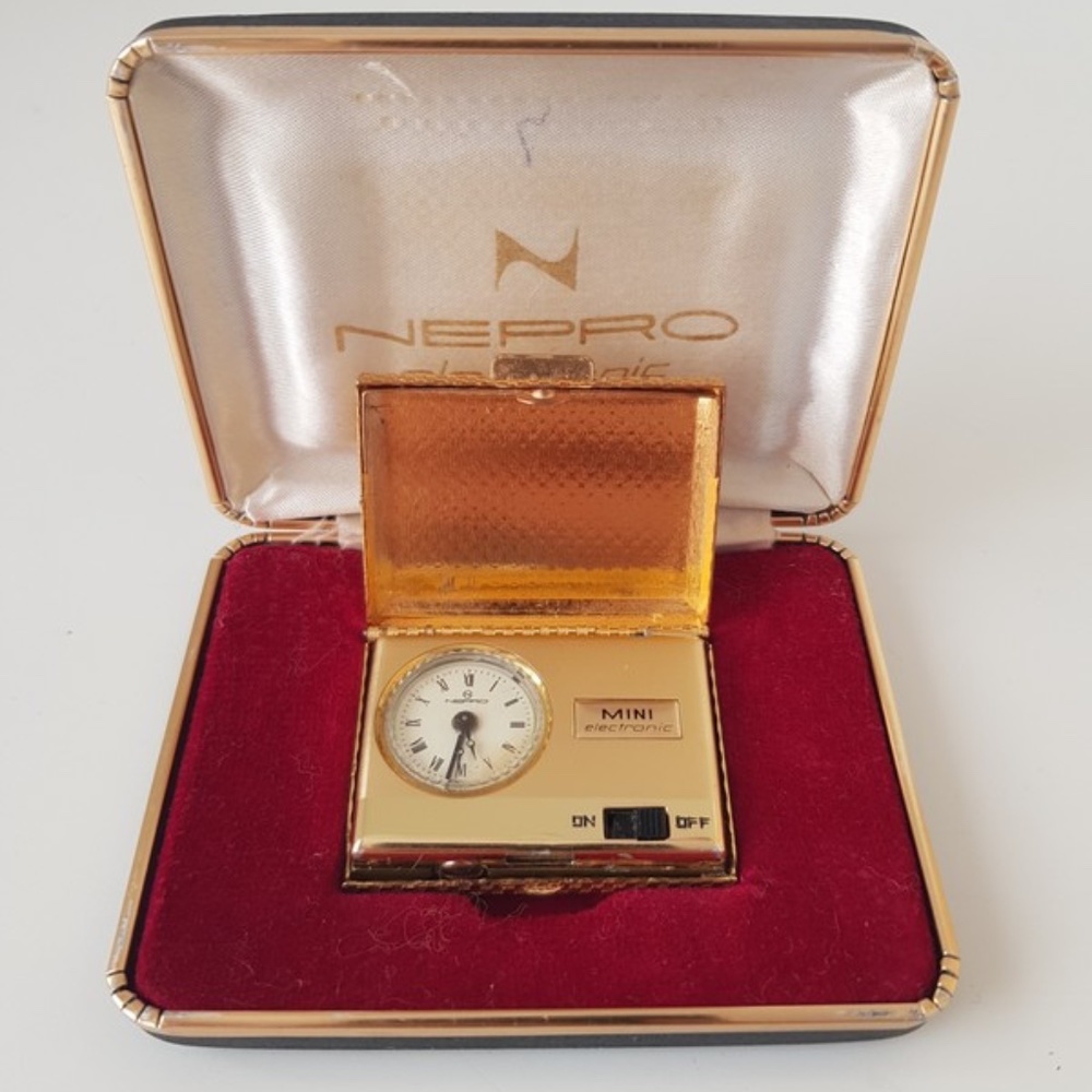 Nepro Electronic Vintage Mini Watch Clock - Gem